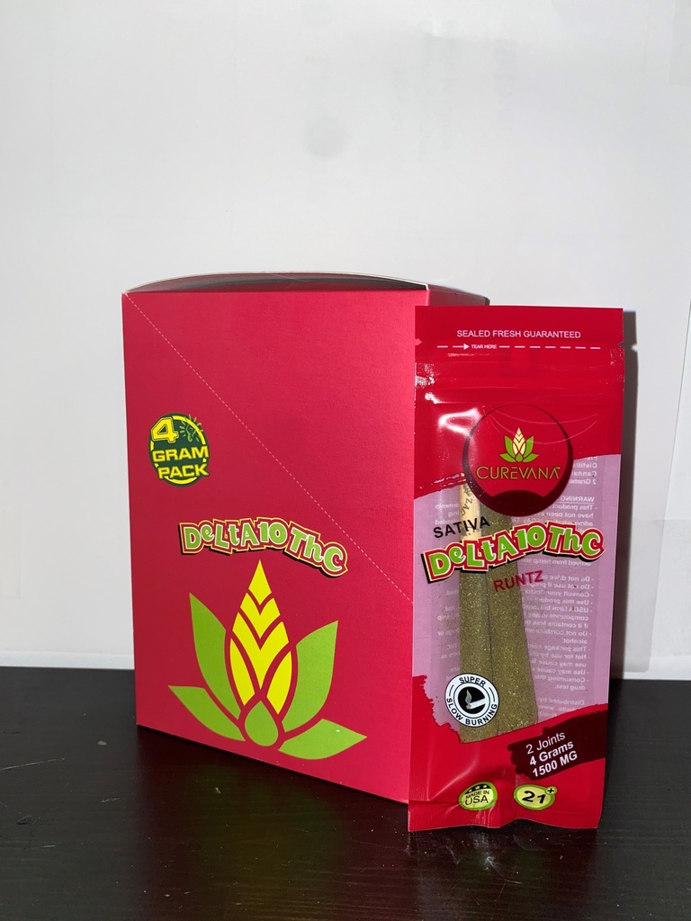 Curevana- Delta 10 THC Runtz 1500MG | Carytown Tobacco Inc.